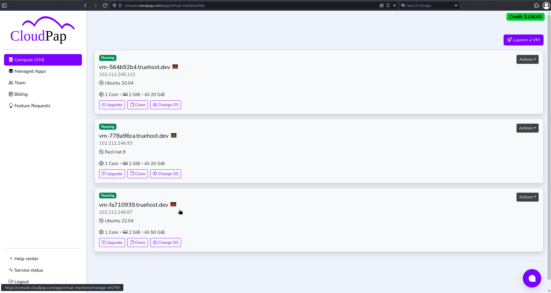 How to manage backups in CloudPap – CloudPap - Simple Cloud for Developers
