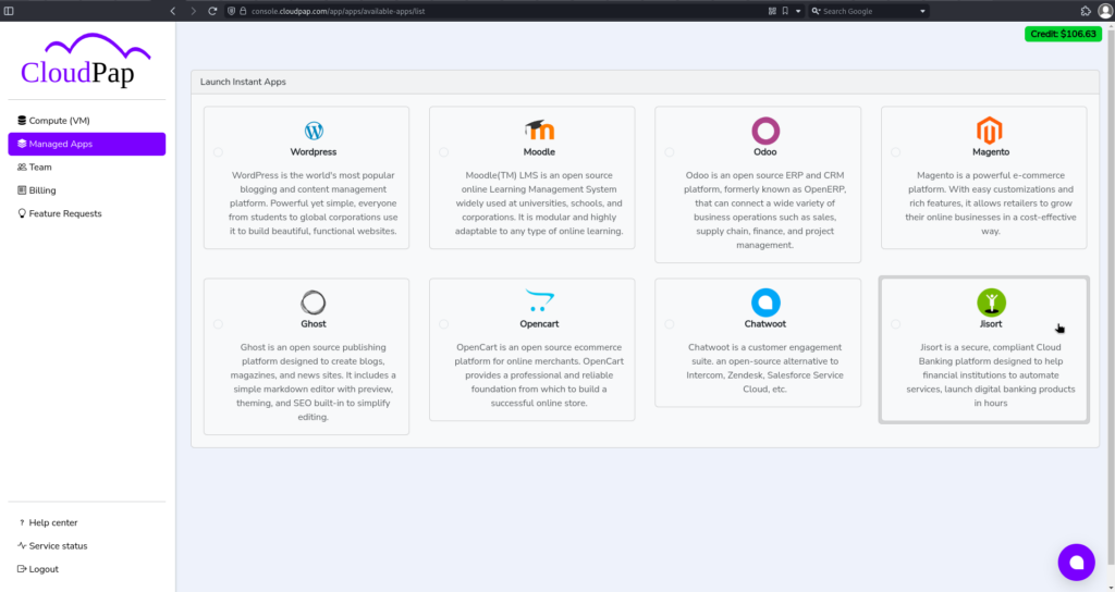 How To Deploy The Jisort App On Cloudpap Cloudpap Simple Cloud For